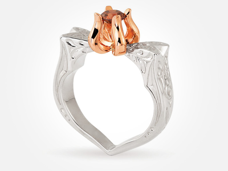 Csillagszemű no4 - engagement ring - Affianced Ékszerészet
