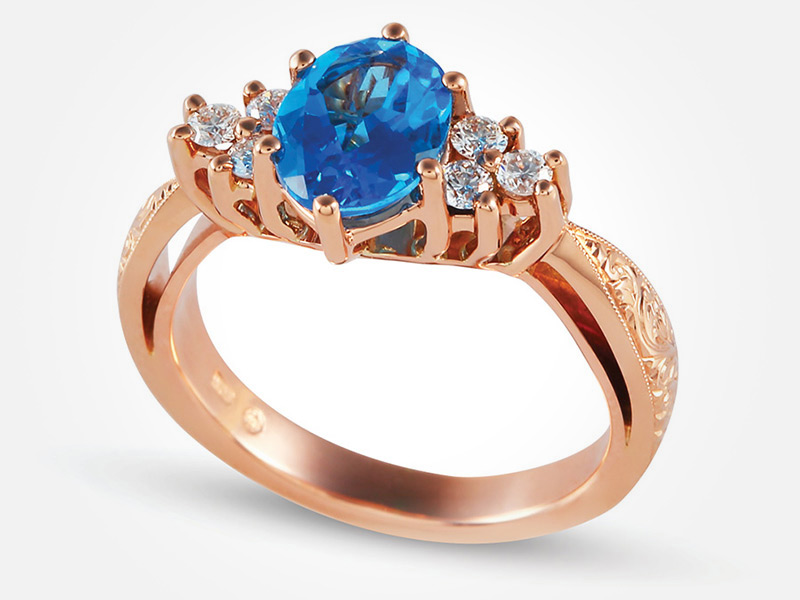 Léna Topáz - women’s ring - Affianced Ékszerészet