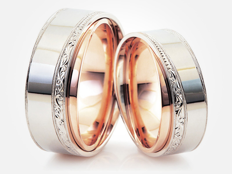Union Barokk no2 - wedding ring - Affianced Ékszerészet