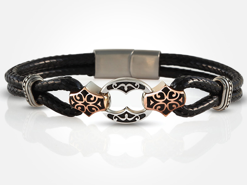 Mexico - men's gold bracelet - Affianced Ékszerészet